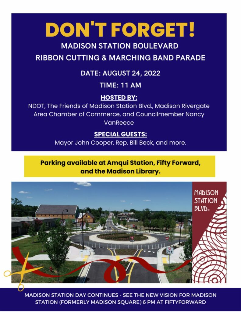 Madison Station Boulevard Ribbon Cutting & Parade - Madison Rivergate ...